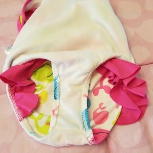 Wippette | Swim | Wippette Baby Pink White Ruffle Trim Swimsuit | Poshmark